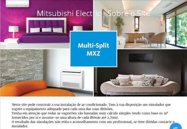 Simulador multisplit Mitsubishi Electric - Ar Condicionado - MultiSplit